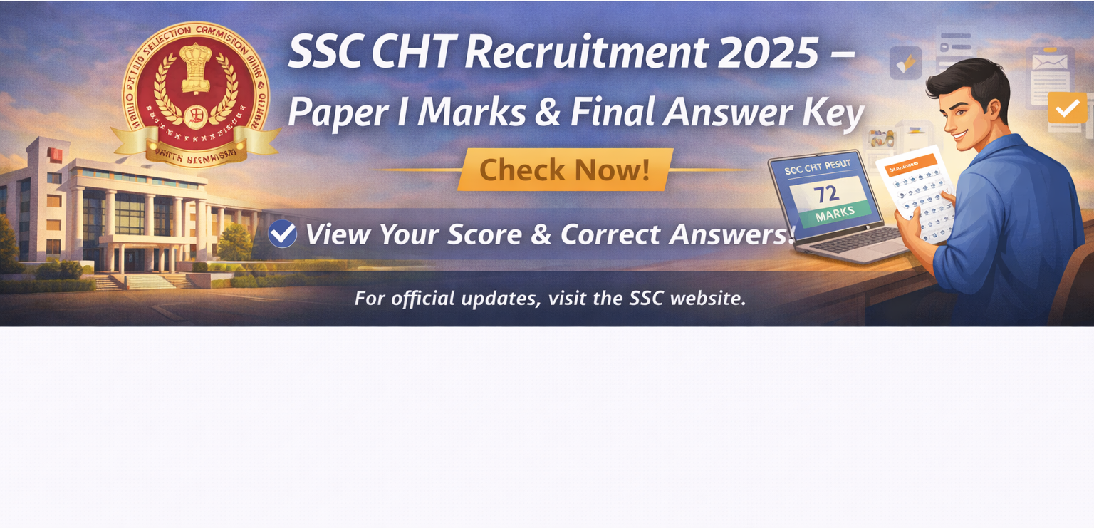 SSC Combined Hindi Translator Final Answer Key published 2025 Apply ...